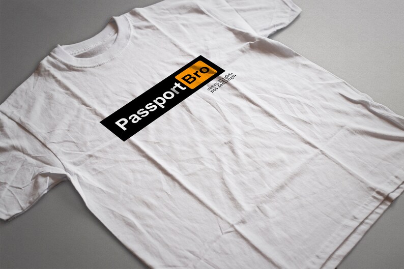 Passport Bro Mens Tshirt Passport Bro Tshirt Mens Tshirt Passport