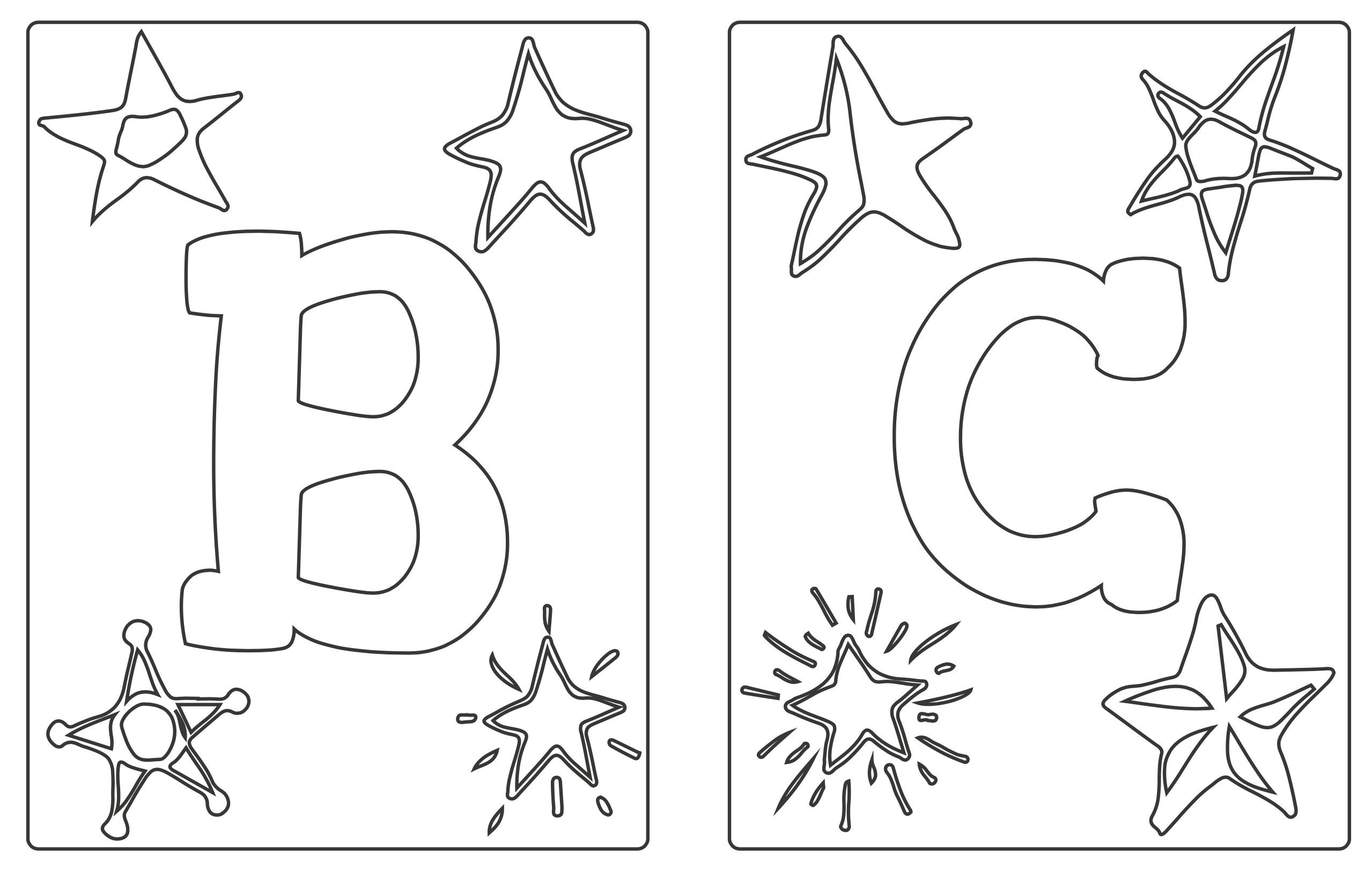ABC 26 Coloring Pages for Kids. - Etsy