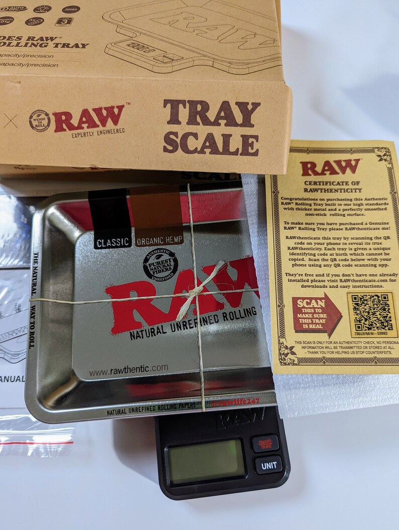 RAW X MY WEIGH Tray Scale - Etsy