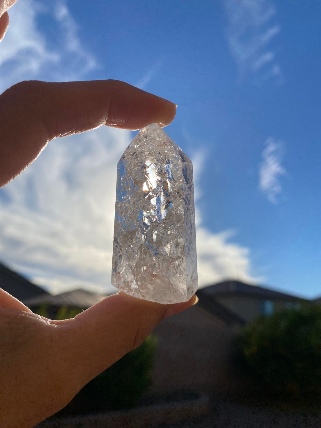 Quartz Cracked Crystal - Etsy