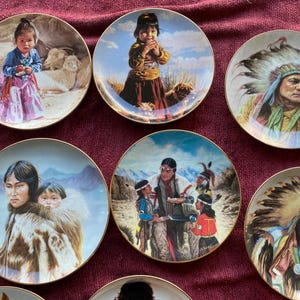 Lot 10 Perillo Collector Plates Pride of the American Indians - Etsy