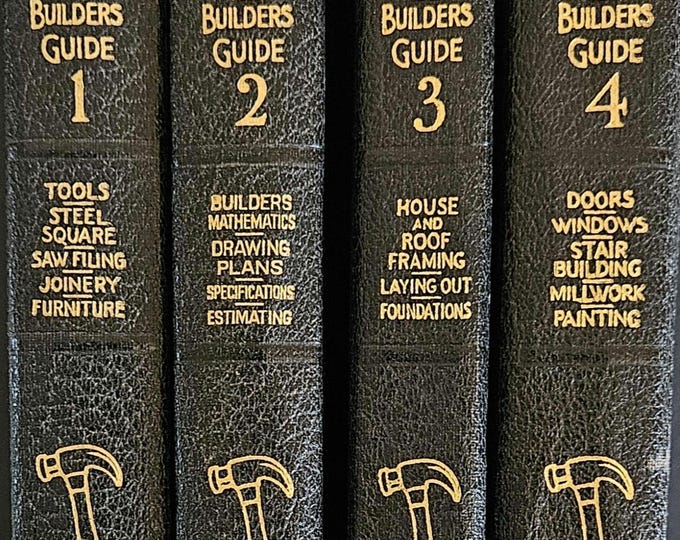 1951 Audel's Carpenters and Builders Guide Volume 1 Hardcover Book - Etsy