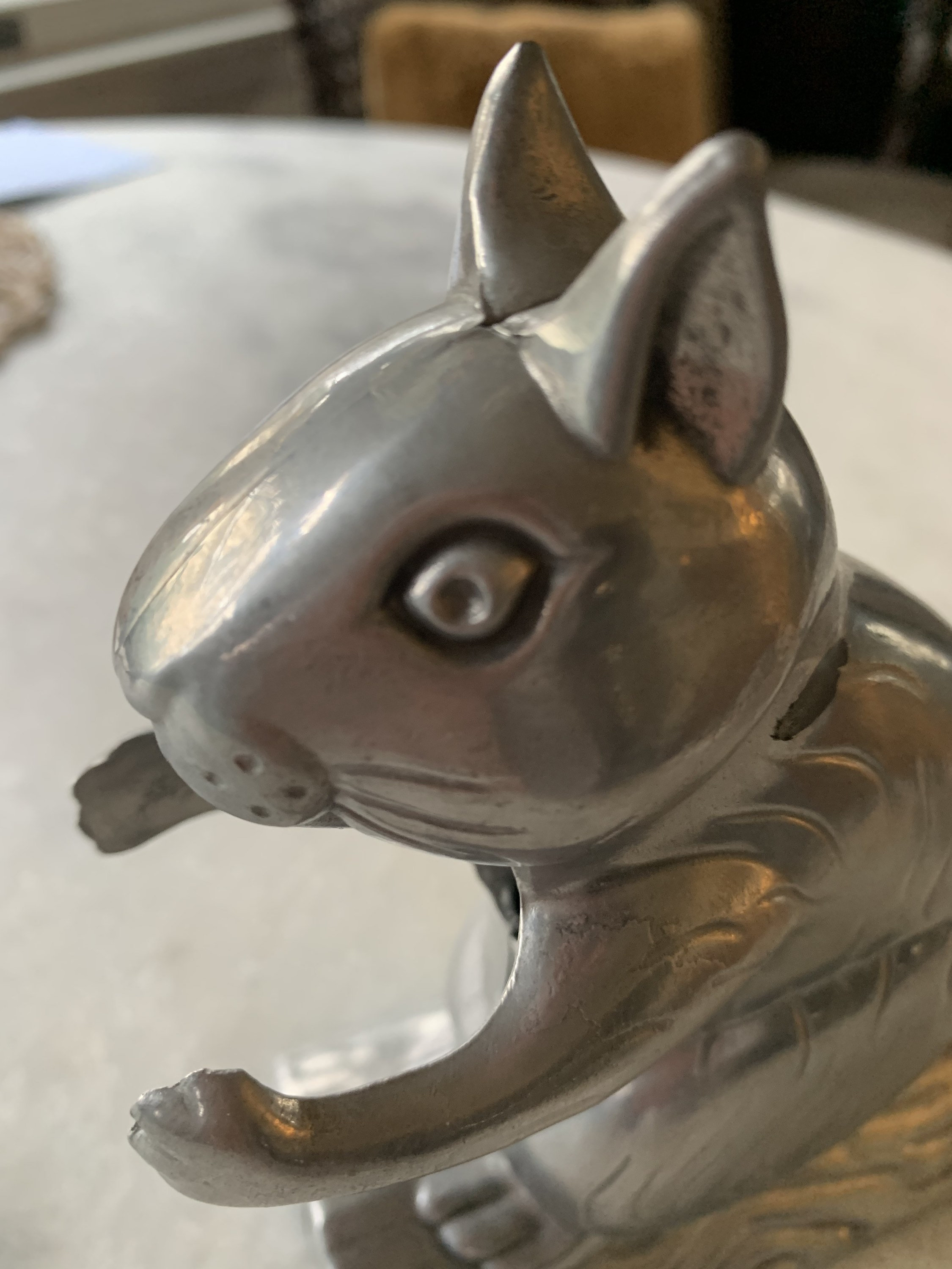 Vintage, Nutty, Cast Aluminum, Squirrel Nutcracker, Pre-owned, in ...