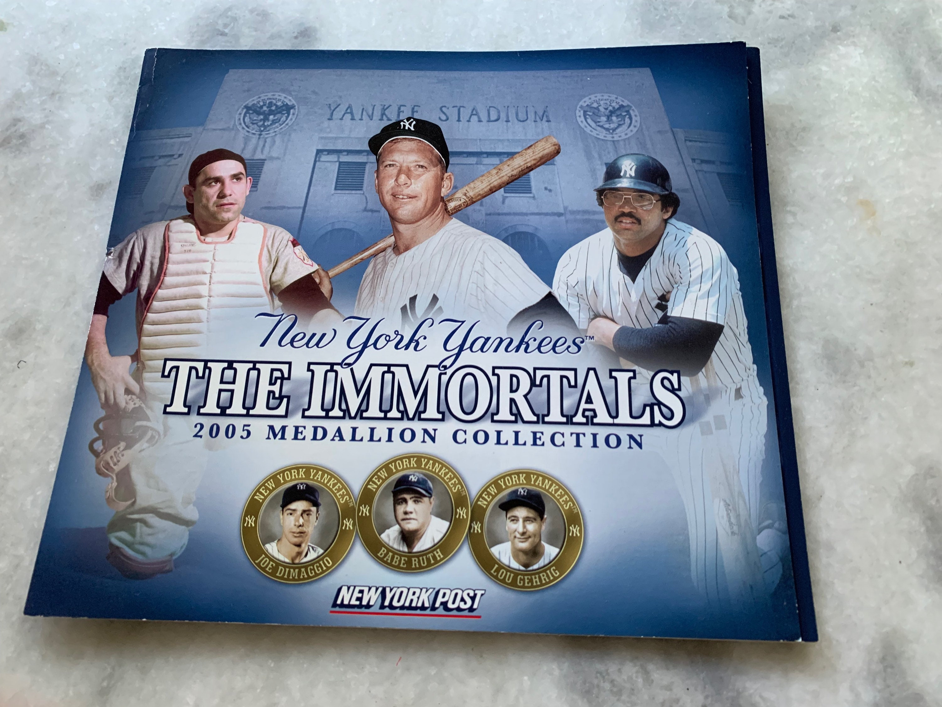 2005 NY Post Yankees the Immortals Medallion Collection - Etsy