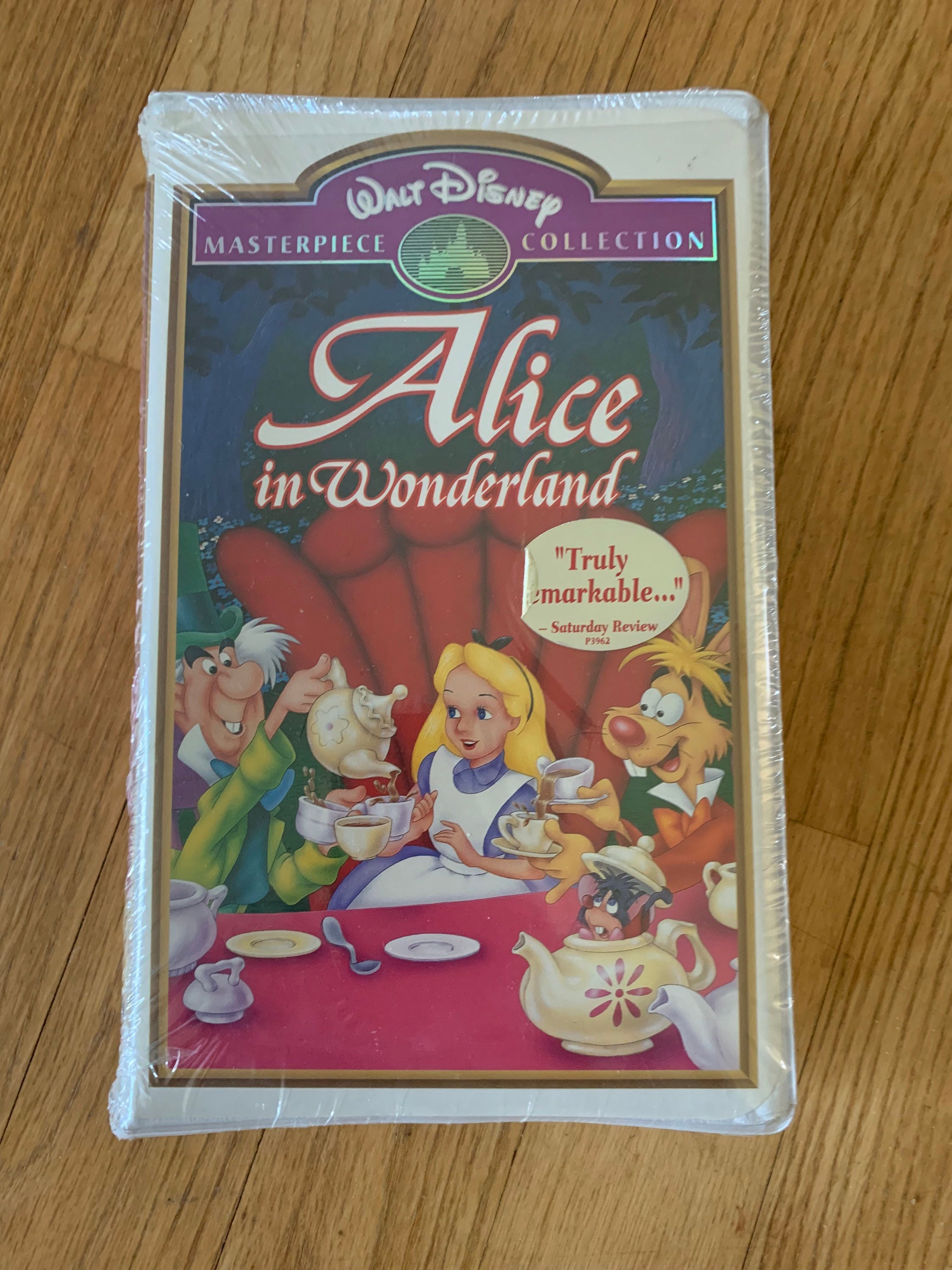Walt Disney Masterpiece Collection Alice in Wonderland VHS Tape, New ...