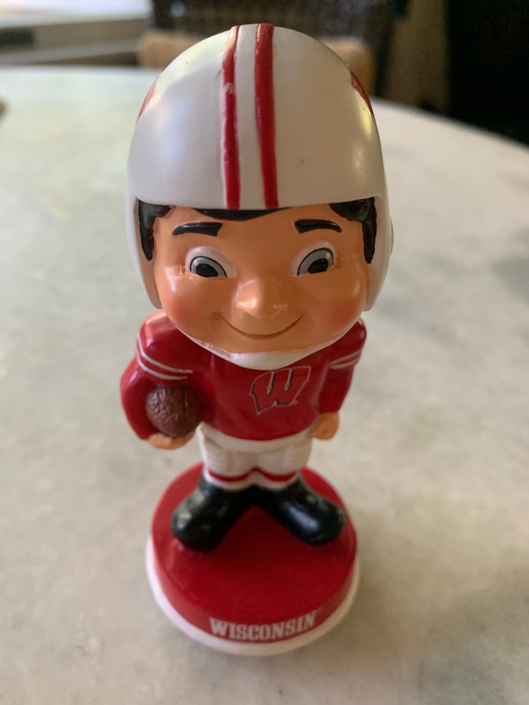 Wisconsin Badgers Football, Bobblehead Doll, Manufactured by Forever ...