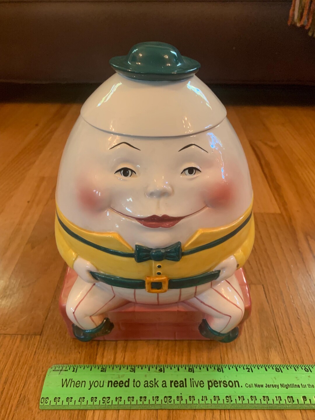 Humpty Dumpty Dumpty Cookie Jar, Charming, Enigmatic, Humpty Face, Made ...
