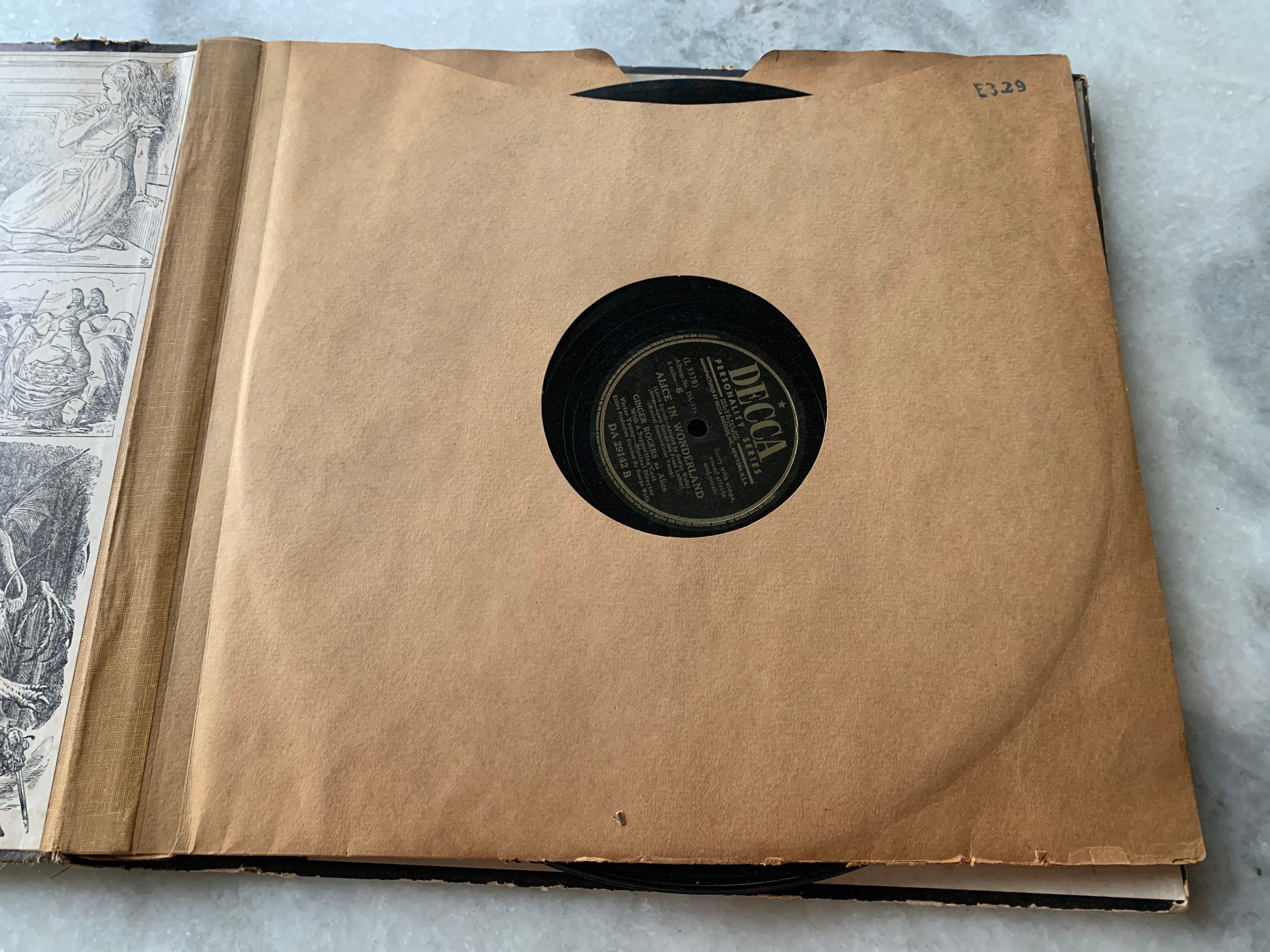 Alice in Wonderland LP Set, With Ginger Rodgers, Adapted by George ...