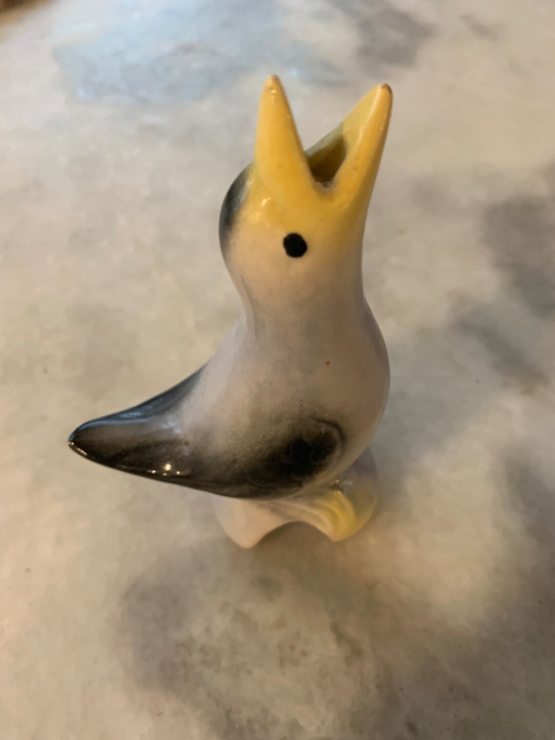 Vintage, Blue, Yellow and White Pie Bird, Funnel Vent, Pre-owned - Etsy