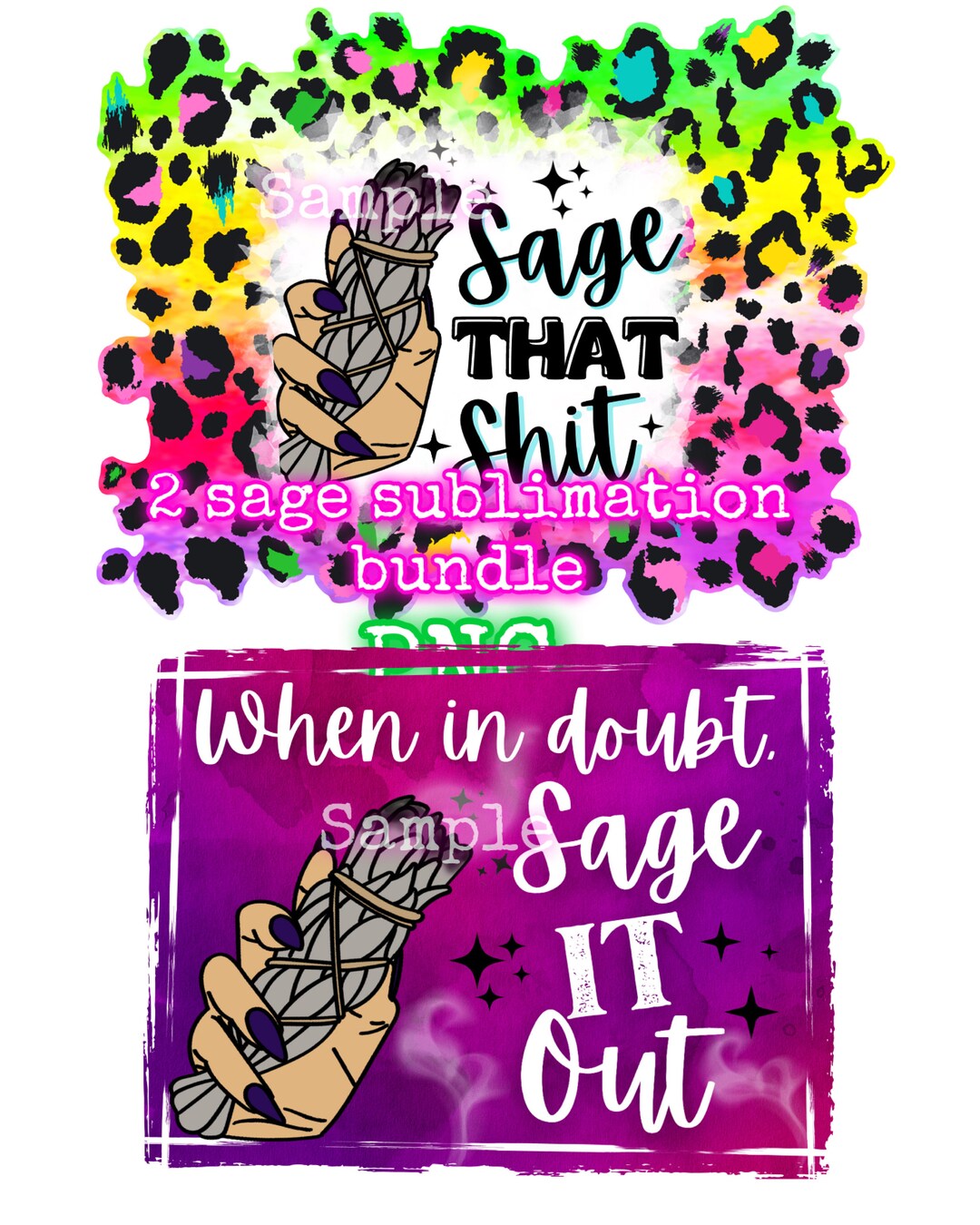 Funny Sage Sublimation Png Bundle - Etsy