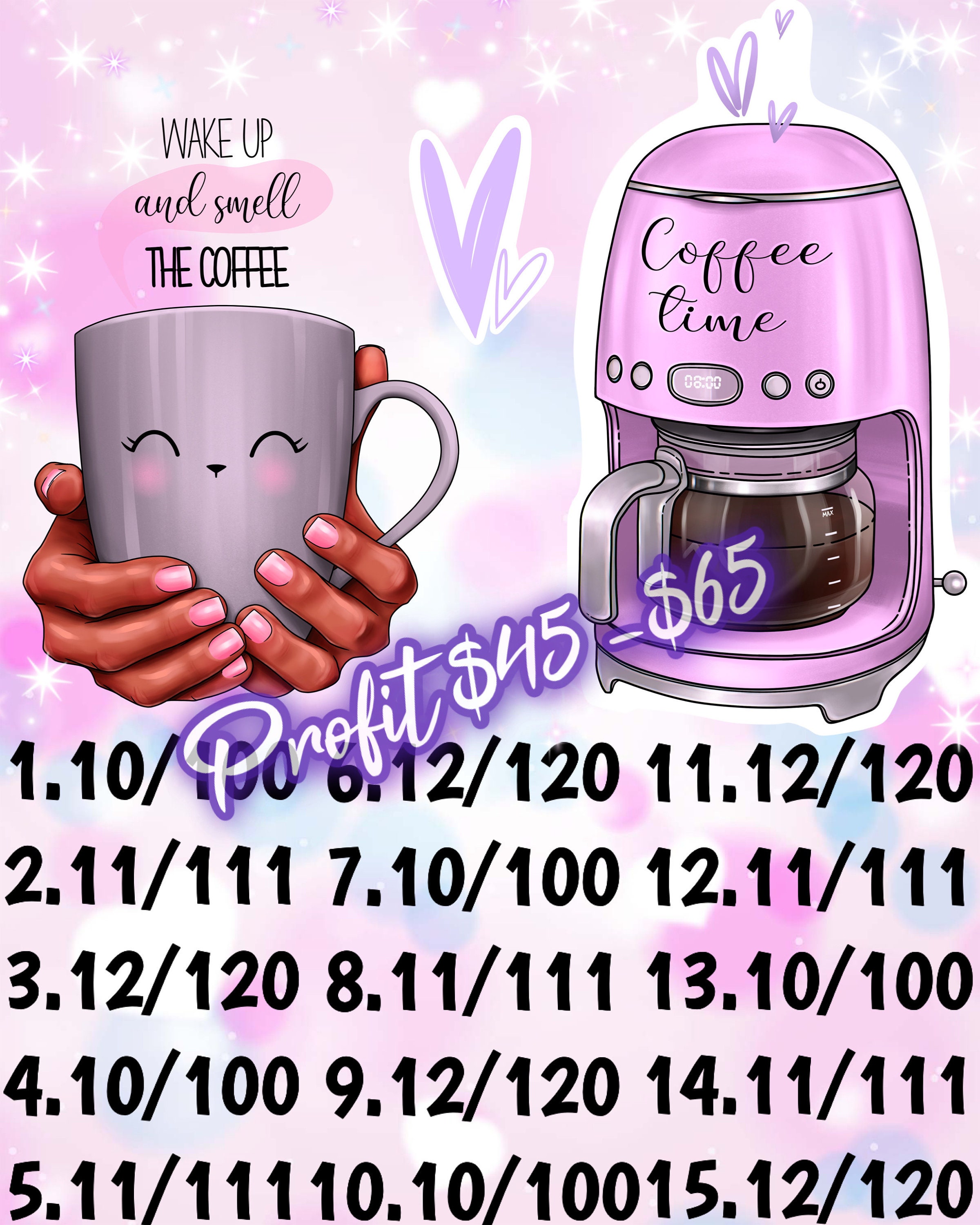 PYP Coffee Bingo Board - Etsy