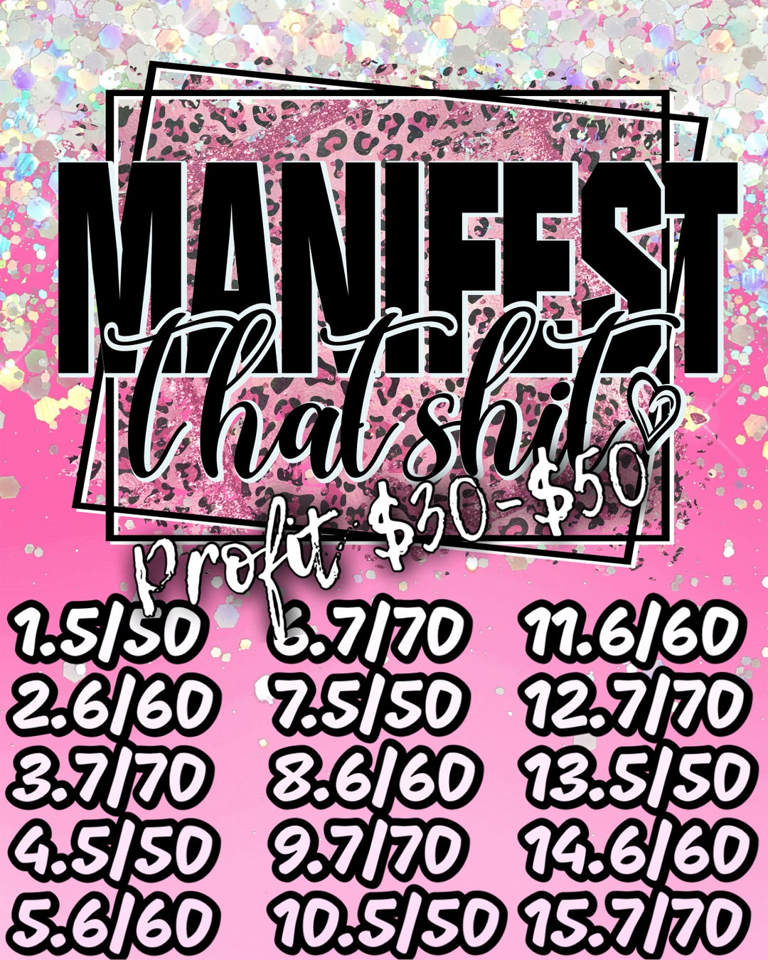 Pyp Bingo Board - Etsy