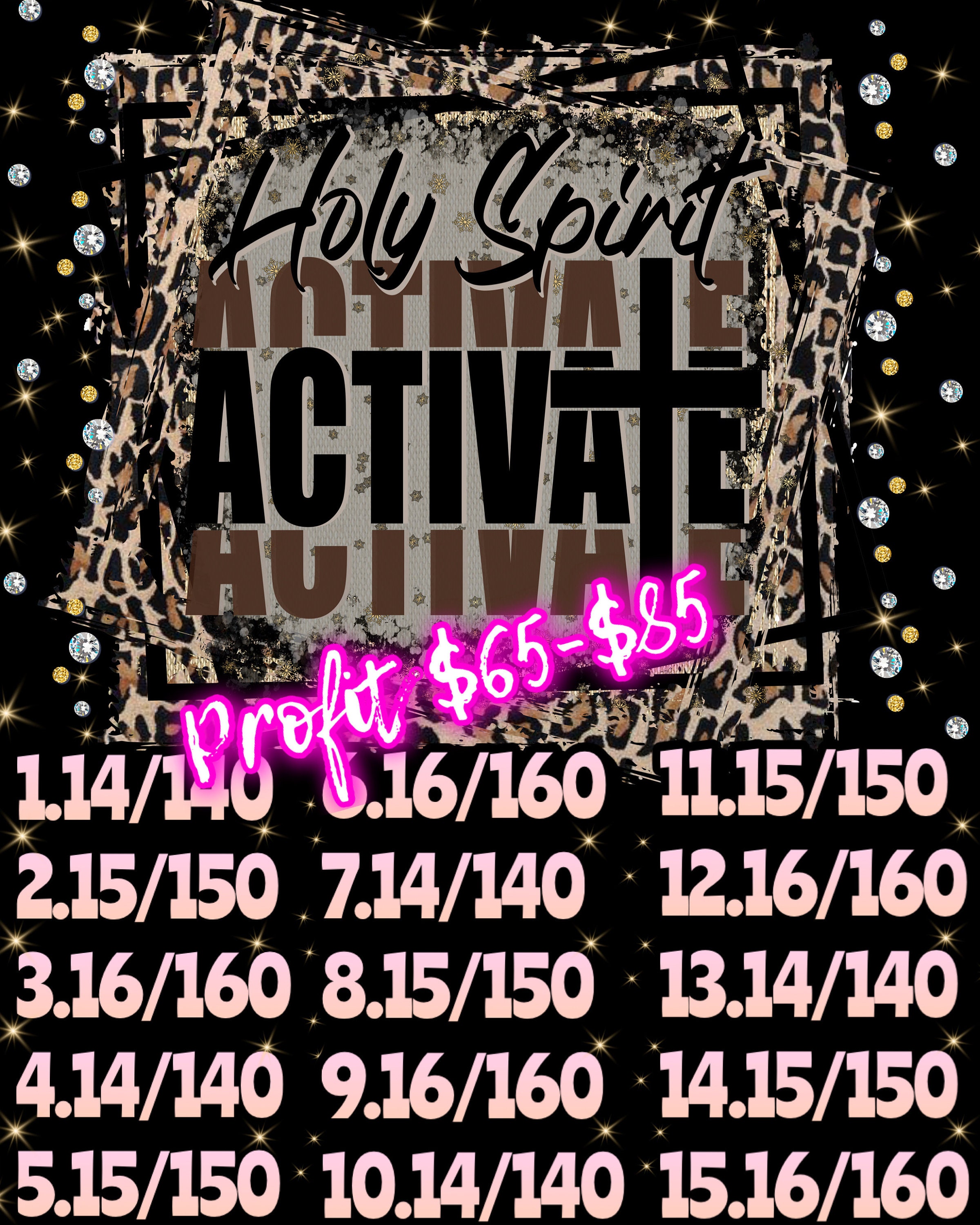 Holy Spirit Activate Pyp Bingo - Etsy