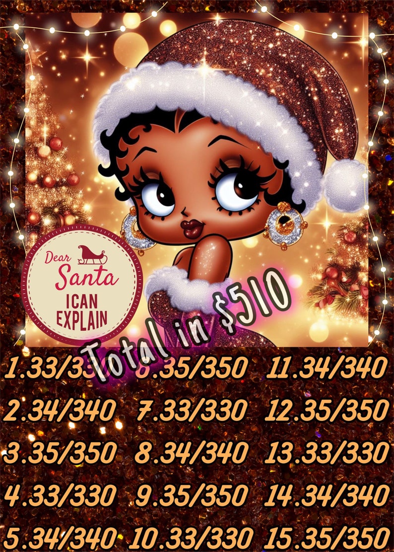 Melanin Betty Boop Original Designs Medium Pyp Bingo Boards - Etsy