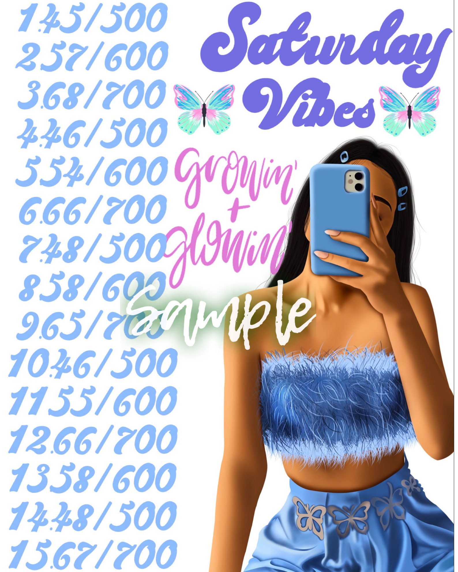 Saturday Vibes Pyp Bingo Board High Roller - Etsy