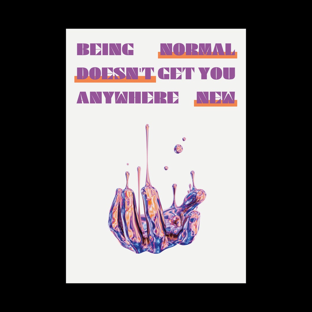 Normal - Poster - Etsy