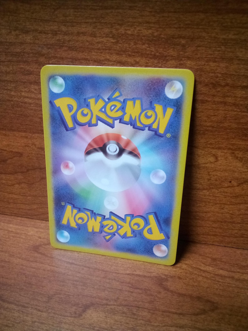 Mario Pikachu Promo Pokemon Cards Reproductions Japanese Mario Luigi ...