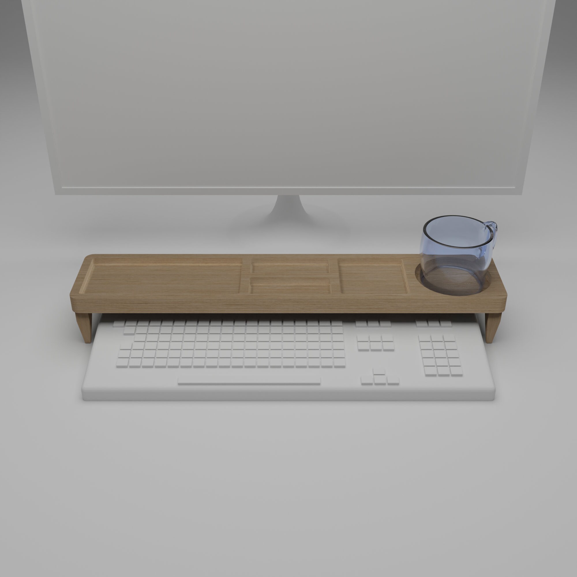Organizer Keyboard Tray 3D Stl File for CNC or 3D Printer - Etsy UK