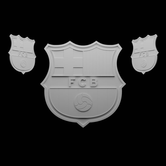 3D STL Model for CNC Router Barcelona Amblem Relief Engraver | Etsy