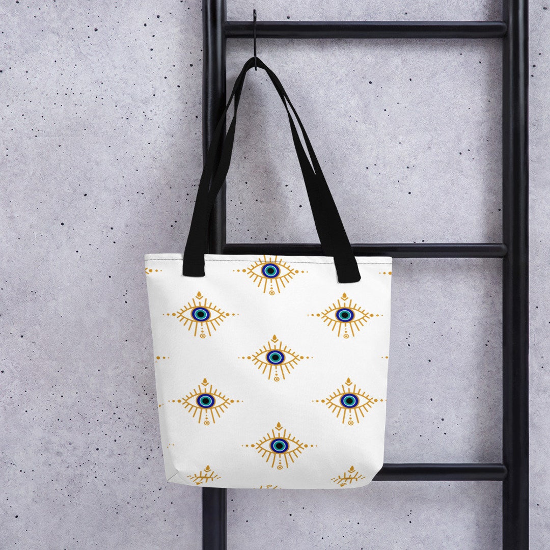 Evil Eye Bag, Evil Eye Tote Bag, Evil Eye Tote, Tote Bag Evil Eye ...