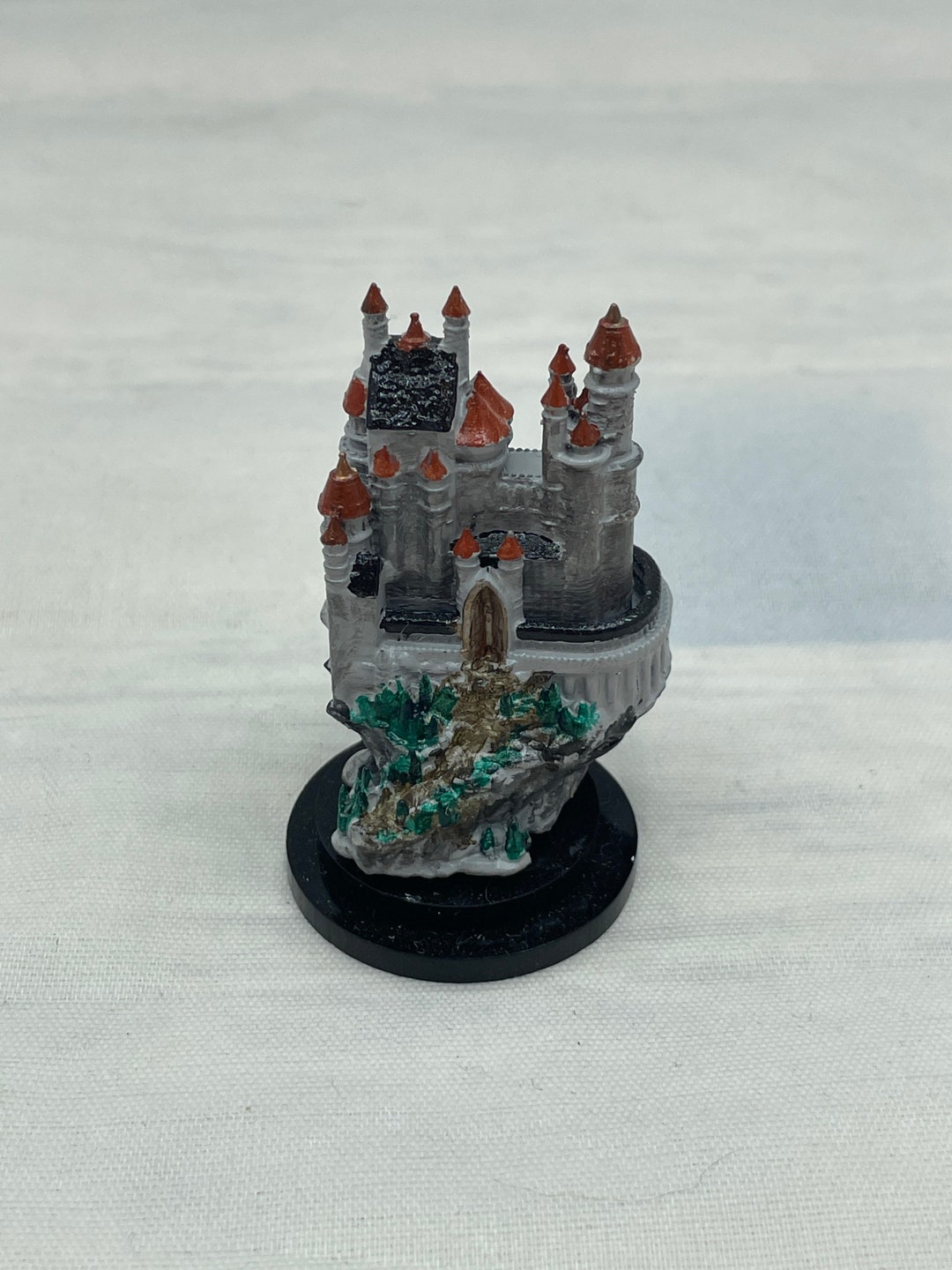Miniature Medieval Castle Figurine Resin, Hand Painted - Etsy