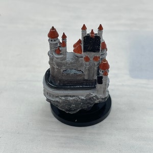 Miniature Medieval Castle Figurine Resin, Hand Painted - Etsy