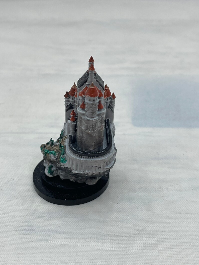 Miniature Medieval Castle Figurine Resin, Hand Painted - Etsy