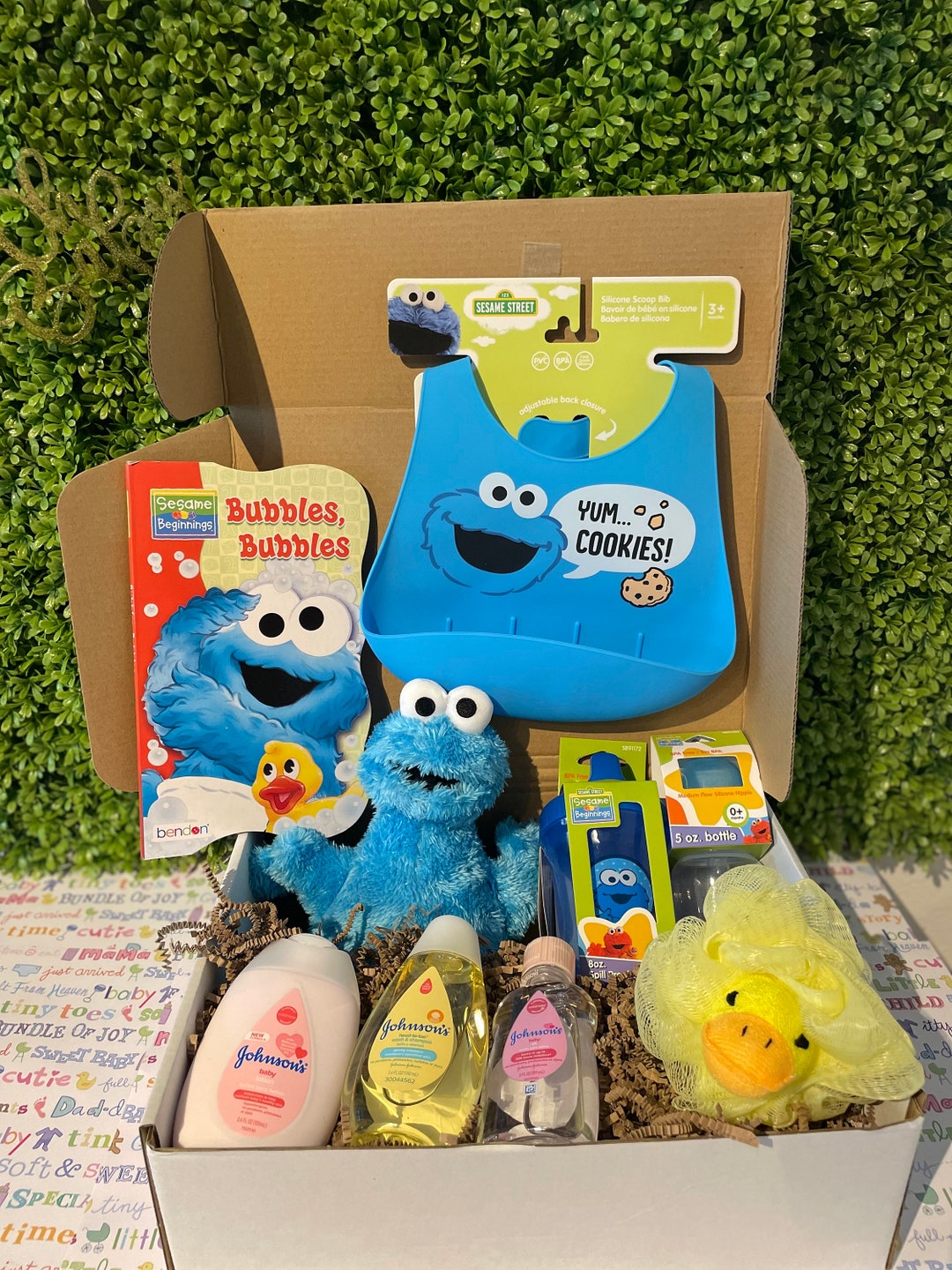 Sesame Street Cookie Monster Gift Box - Etsy