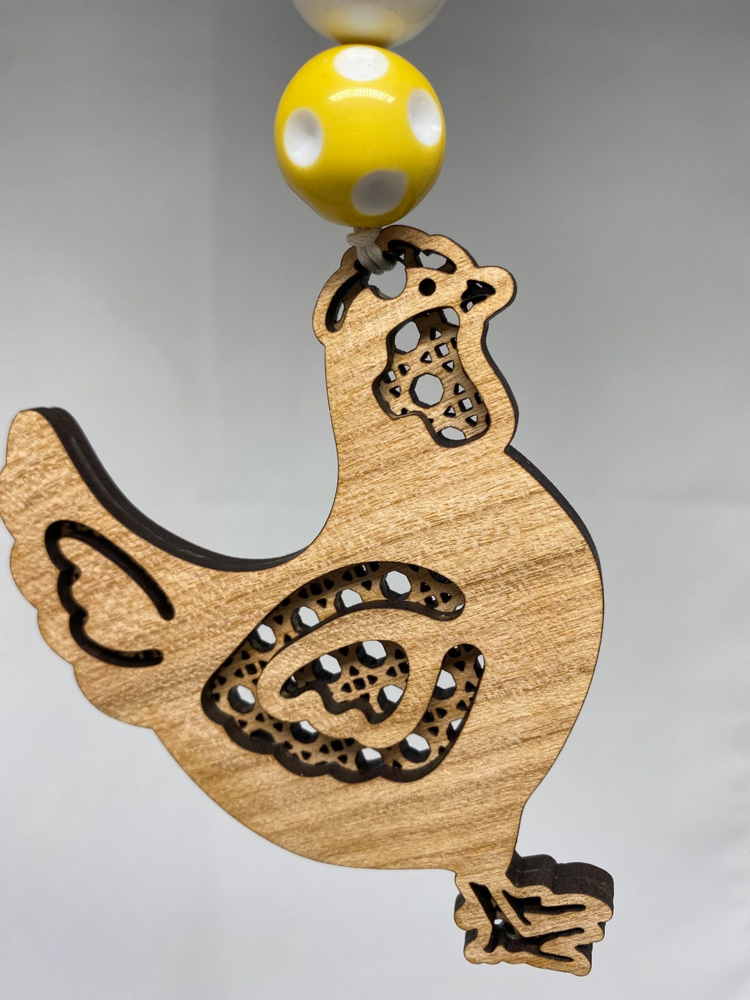 Chicken Charm , Chicken Lady Bag Charm, Chicken Lover Gift, Farm Girl ...