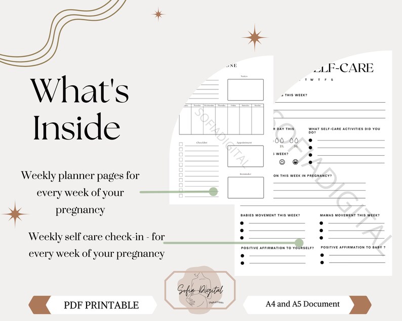 Pregnancy Planner, Printable Planner, Digital Planner,goodnotes ...