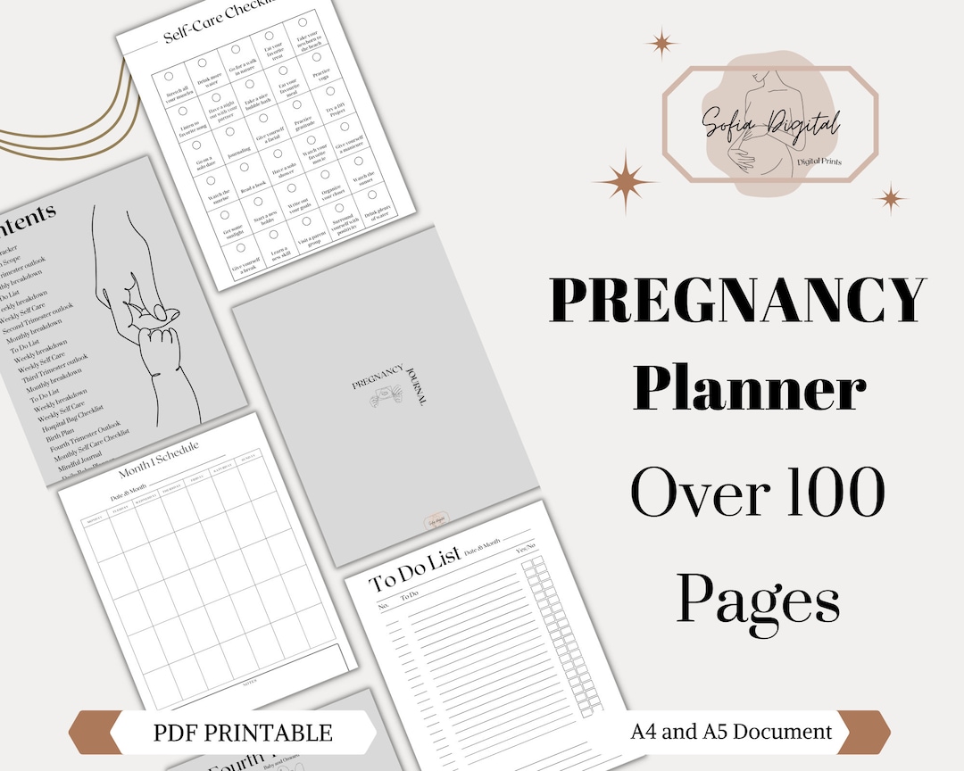 Pregnancy Planner, Printable Planner, Digital Planner,goodnotes ...