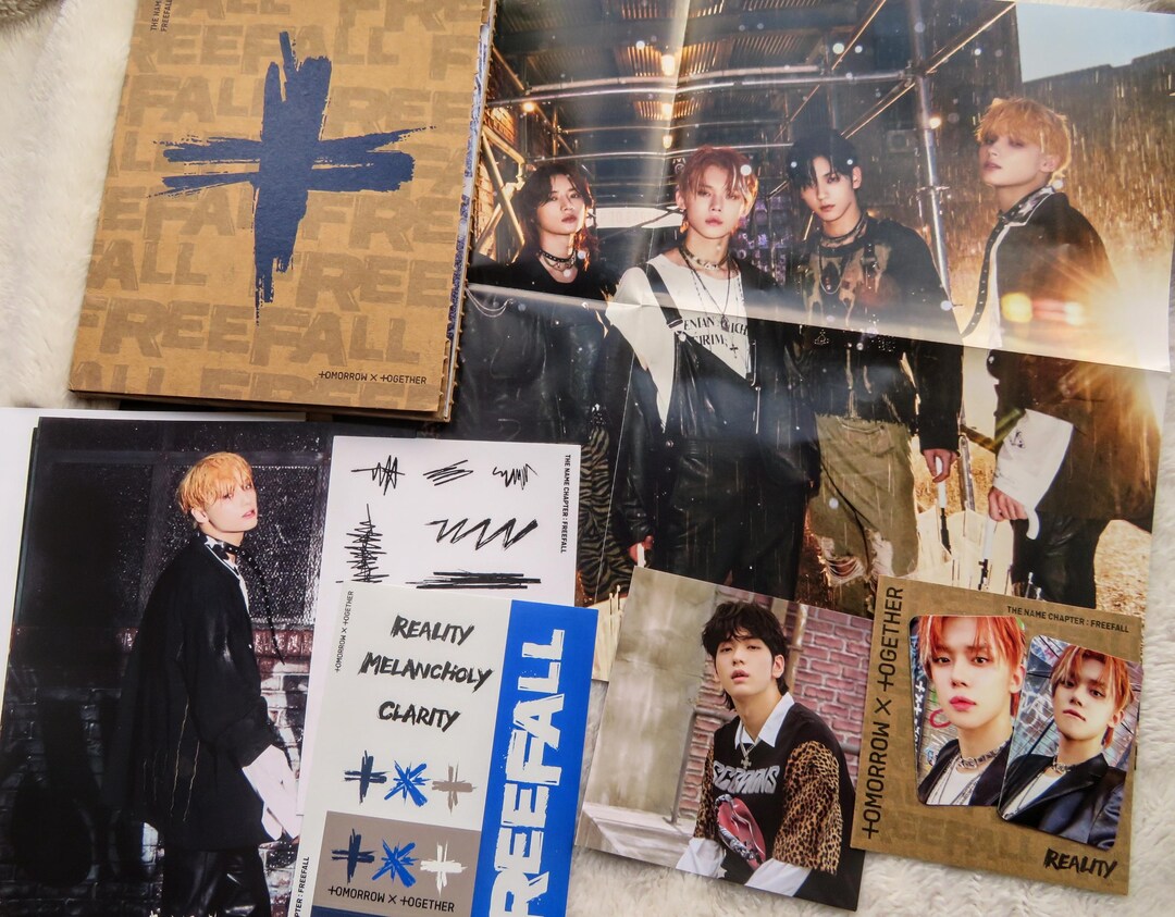 TXT Kpop Official Albums Unsealed | Freefall | Clarity/reality ...