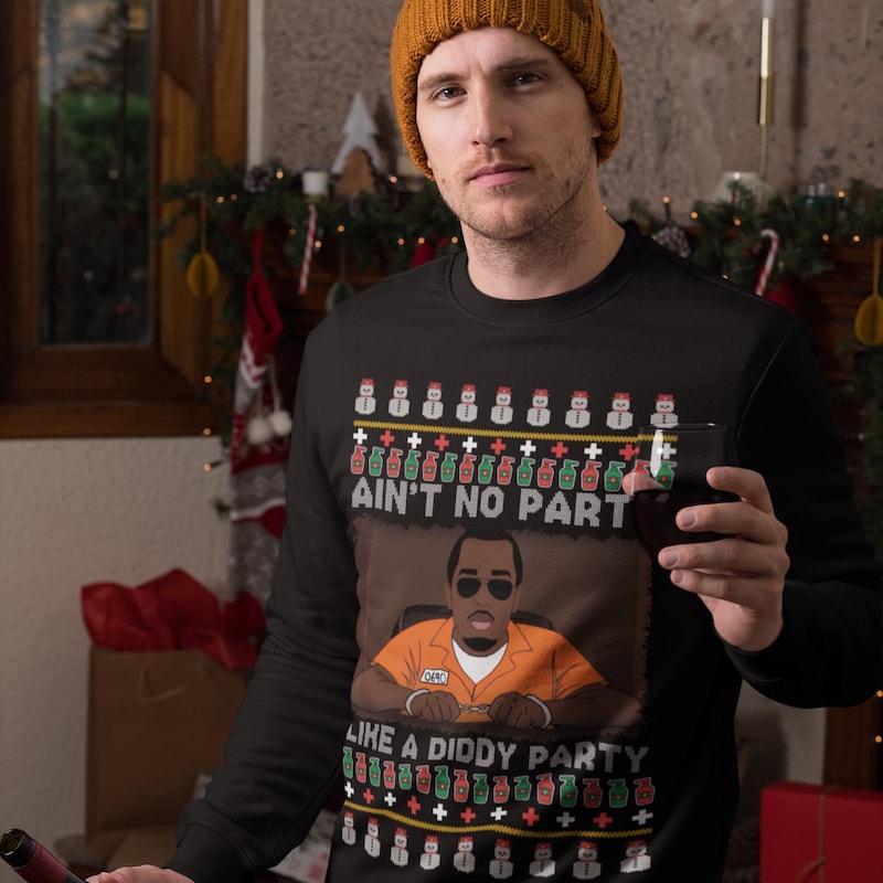 P Diddy Christmas Sweater - Etsy