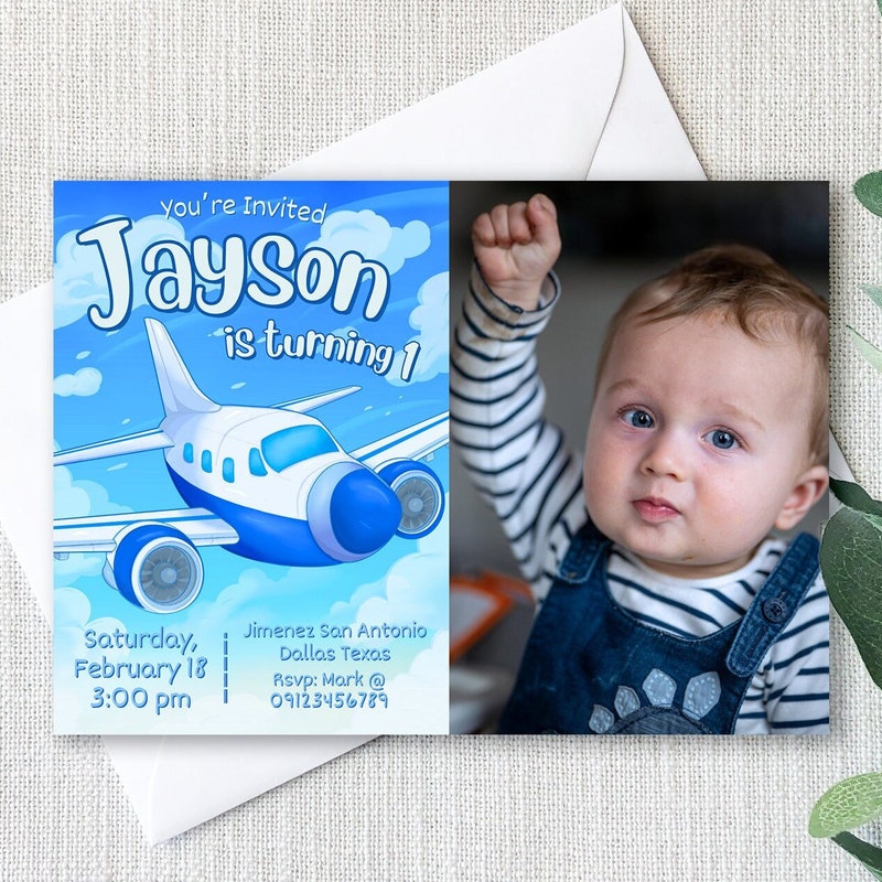 Fighter Jet Invite Baby Shower - Etsy