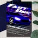 Fast One - Racing - Car - Digital Invitation - Canva Template - Etsy