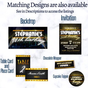 Hollywood Party Welcome Sign - Prom Night - Digital Canva Template - Etsy