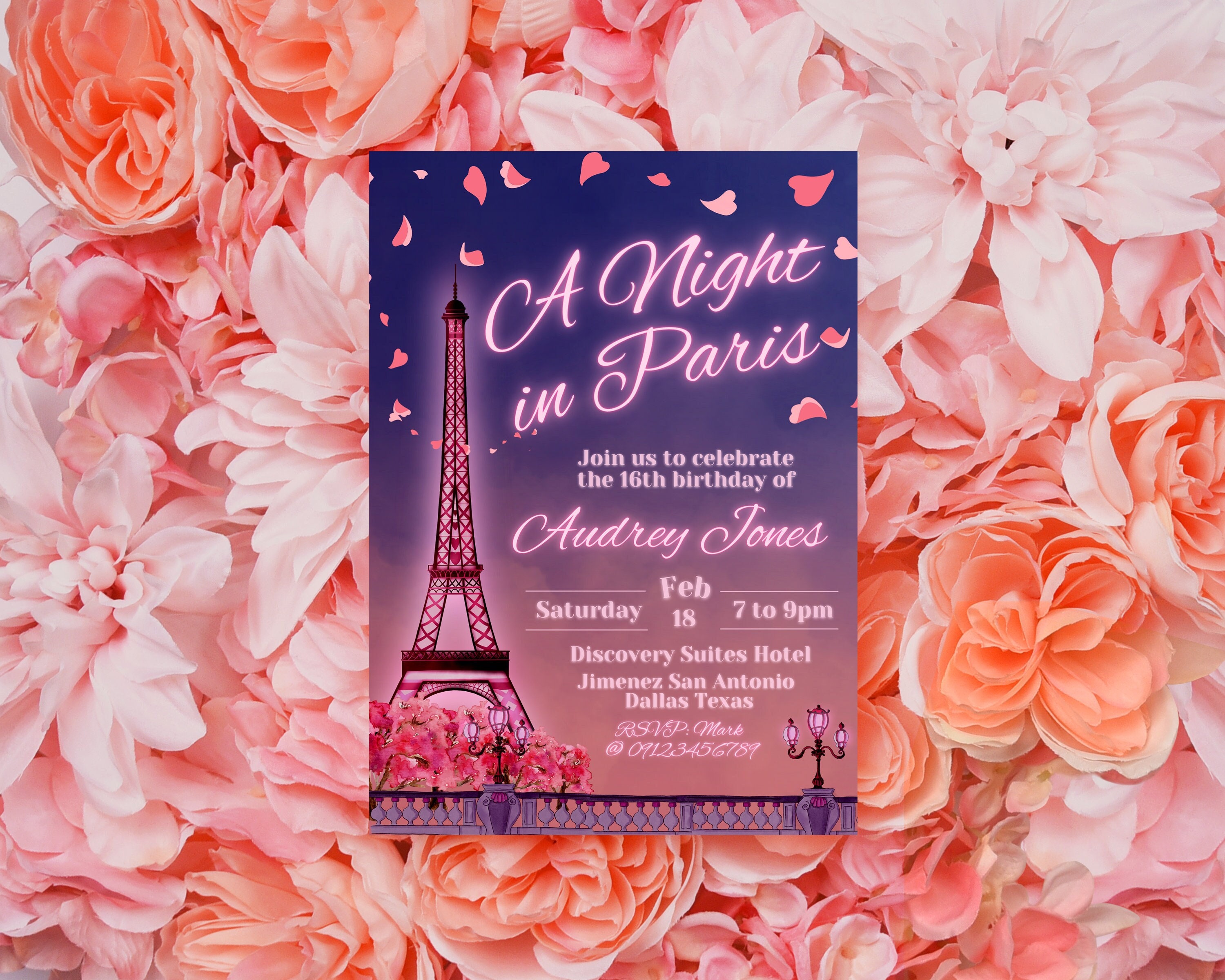 A Night in Paris - Ooh La La Madamoiselle - Eiffel Tower - Paris ...