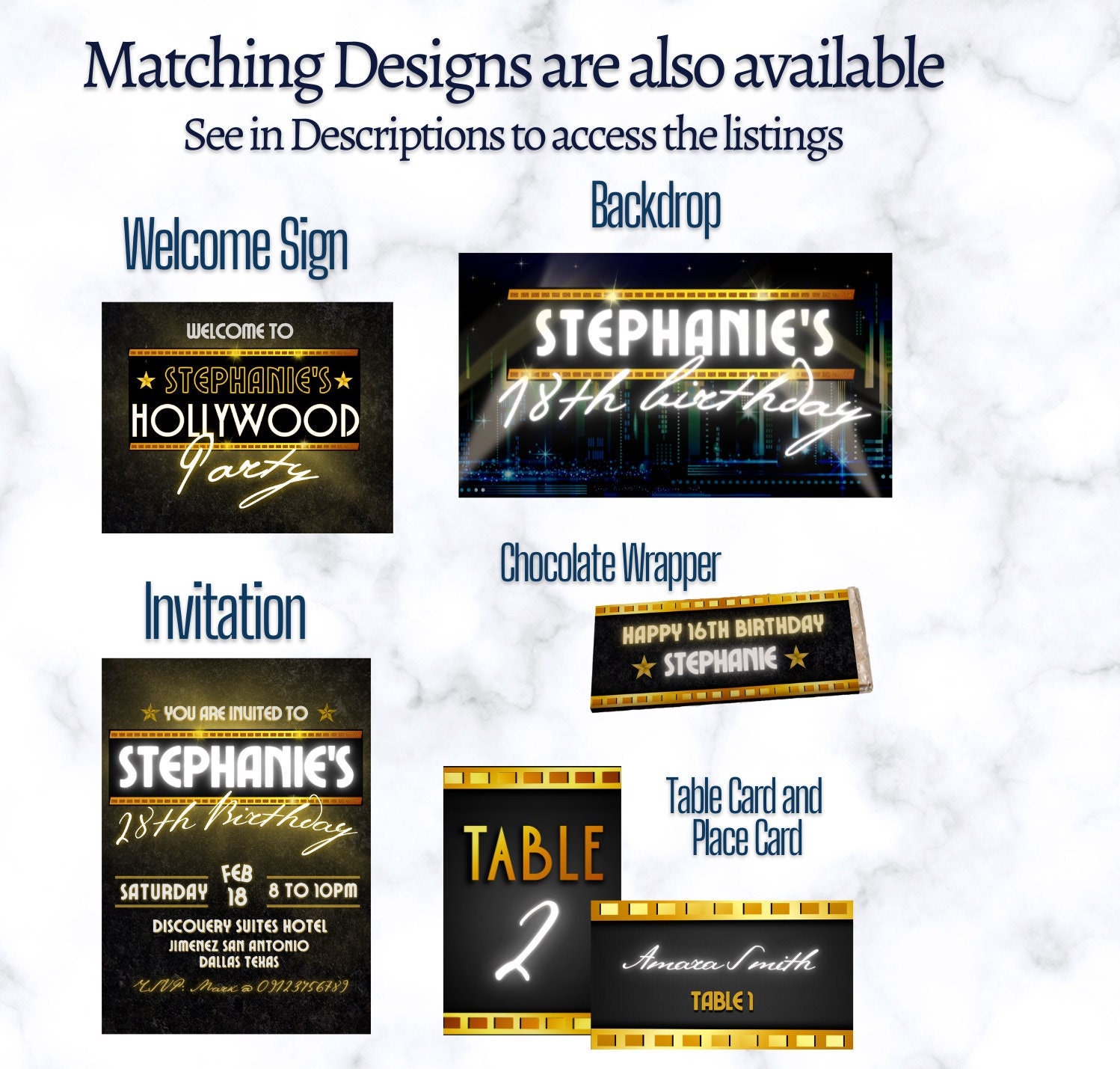 Hollywood Party Red Carpet VIP Pass Cupcake Topper Digital Canva ...