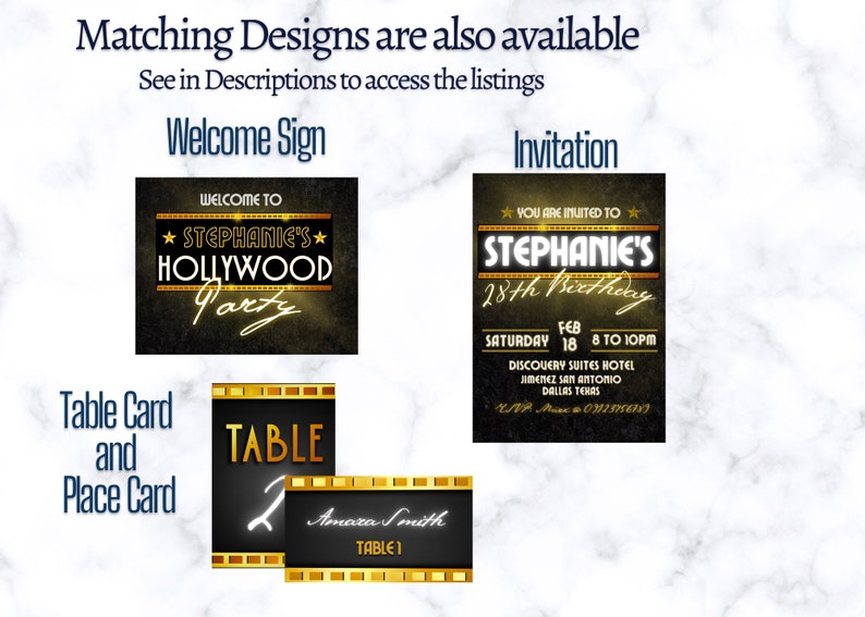 Hollywood Backdrop - Red Carpet - Walk of Fame - Photo Backdrop ...