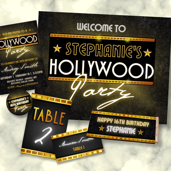 Hollywood Party - Etsy