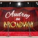 Broadway Theater Digital Backdrop Canva Template - Etsy