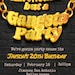 Gangsta Party - Hiphop Theme Invitation Canva Template - Etsy