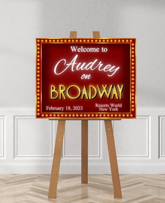 Broadway Theater Signs