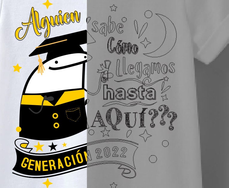 Flork Deformito Graduación Editable - Etsy España