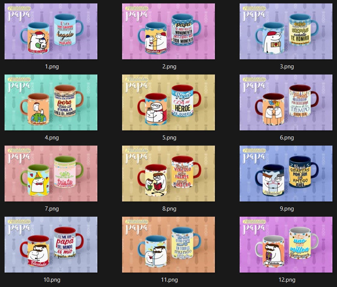 12 Editable Flork Dad Father's Day Designs - Etsy