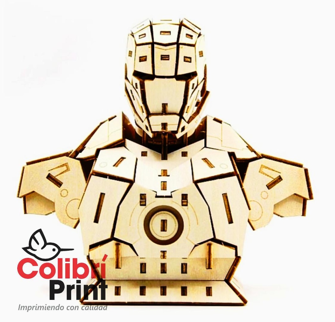 Iron Man Wood Mdf DIGITAL FILE Digital File - Etsy
