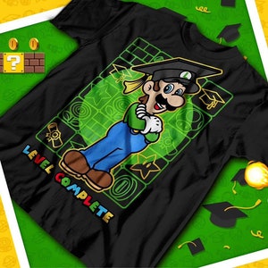 Mario Bros Graduado Graduacion Egresado Vectores ARCHIVOS Editables ...