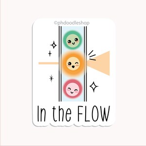 FLOW CYTOMETRY Vinyl Sticker Immunology Molecular and | Etsy