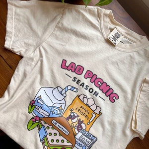 LAB PICNIC Season T-shirt Coloured Cute Molecular Biology T-shirt ...