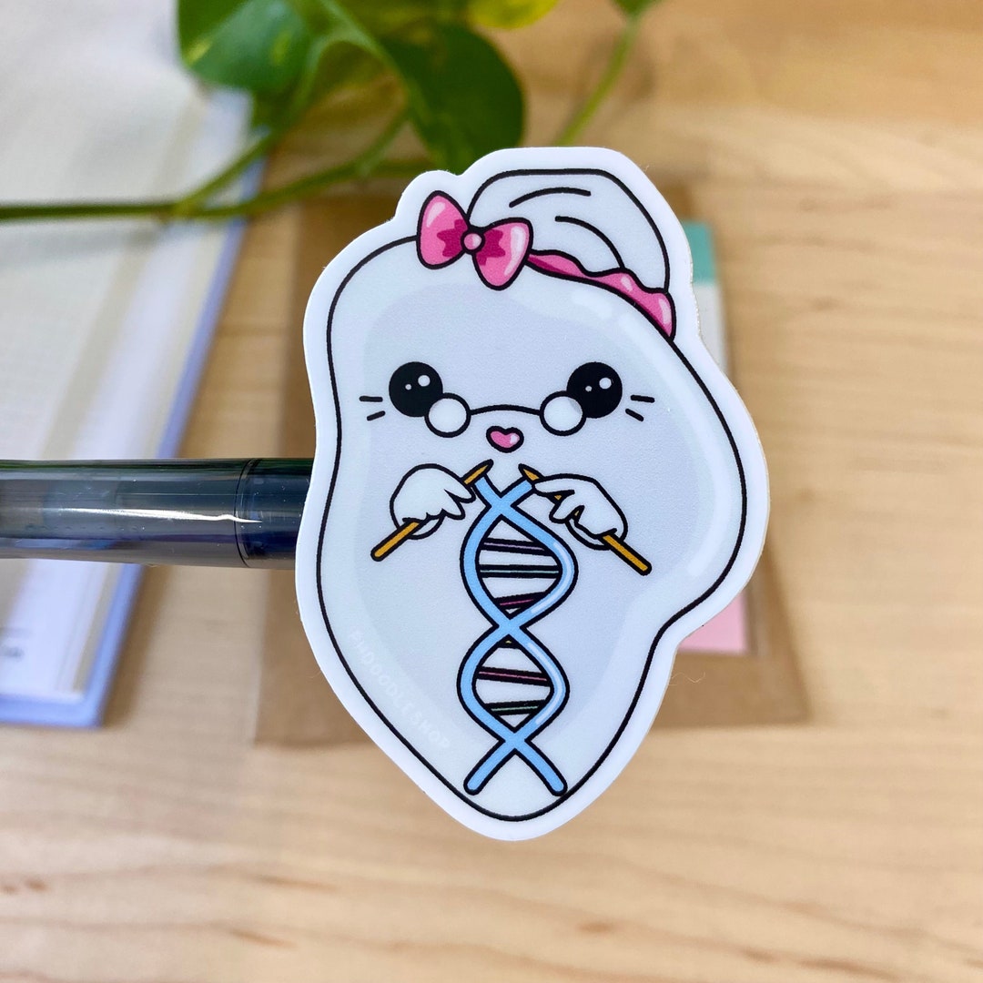 DNA Polymerase Vinyl Sticker Molecular Biology Gift for Phd Graduate ...